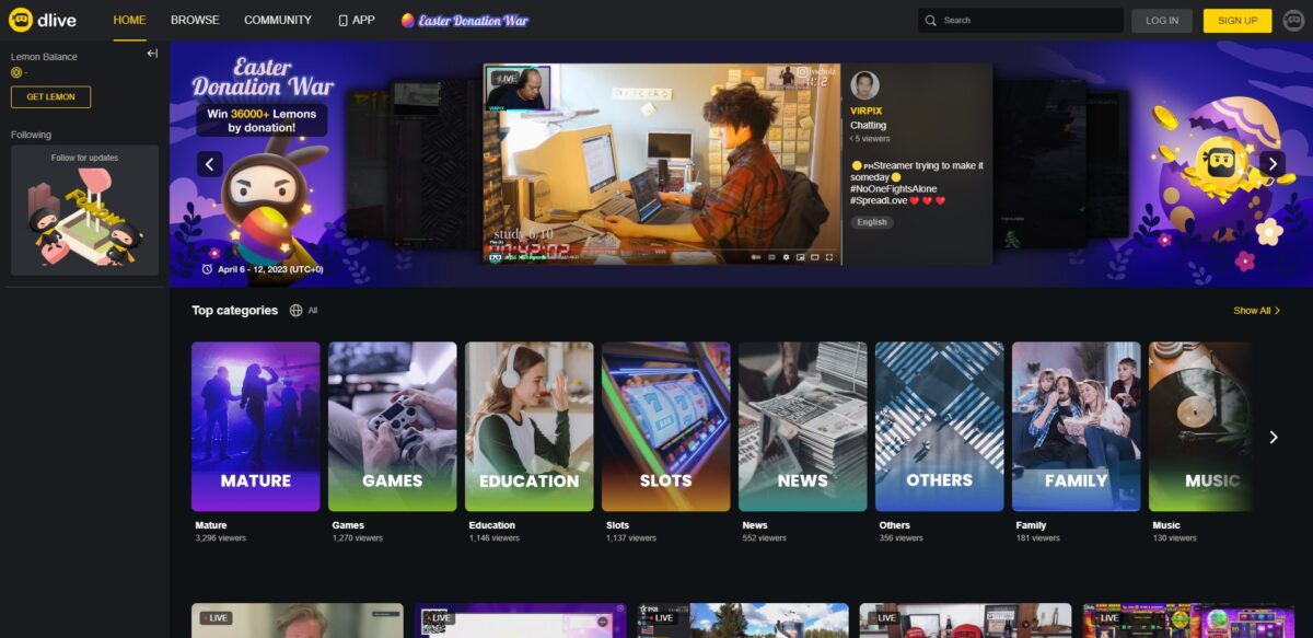 DLive Stream : Est-ce une bonne plateforme de streaming